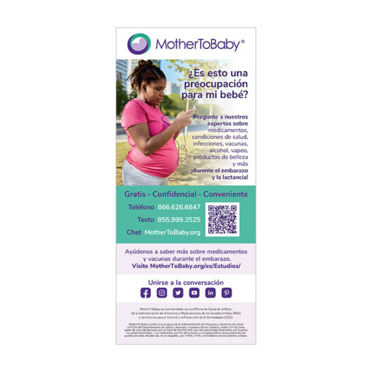 MotherToBaby Rack Card - MotherToBaby